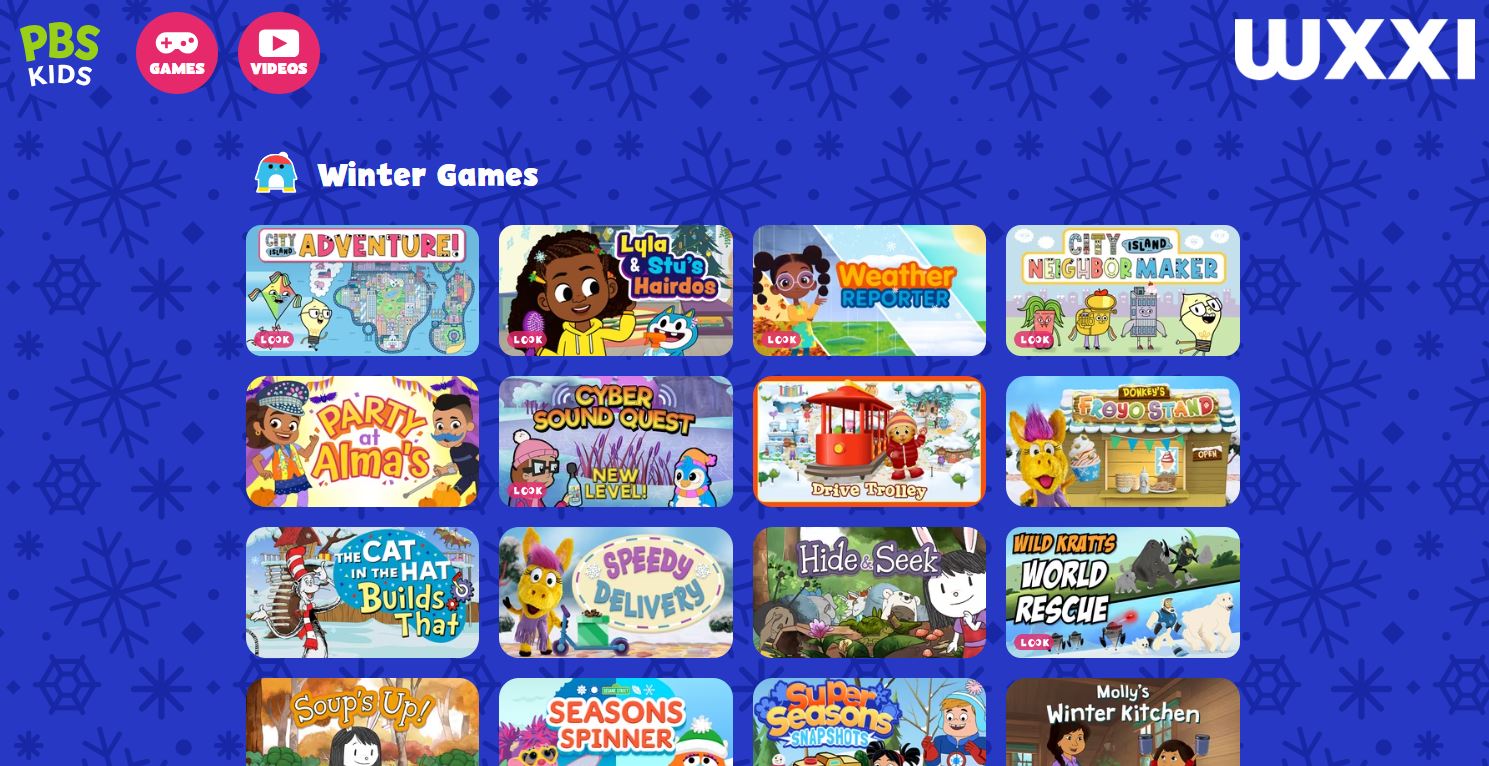 PBS KIDS Winter Games Page - WXXI